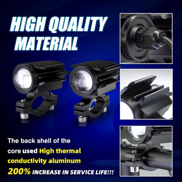 Quality 3570CSP YYFJD-JRY YAYE Motorcycle LED Mini Spot Light 16W 1600LM AC DC 8V 80V for sale