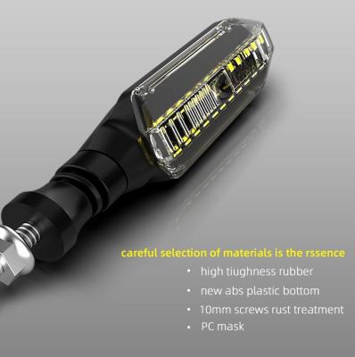 China Universal Motorcycle LED Turn Lamp with Waterproof Design and 6500k Light Temperature for sale