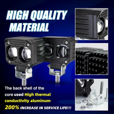 Cina YAYE Motocicletta Mini Driving Light con 40W 4000LM doppio colore e parti in alluminio per l'aviazione in vendita