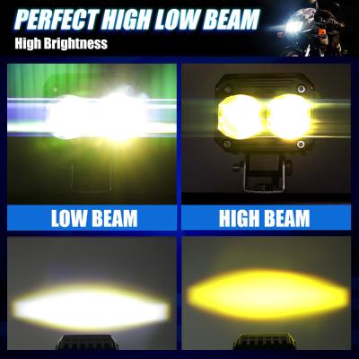 Cina YAYE Motocicletta Mini Driving Light con 40W 4000LM doppio colore e parti in alluminio per l'aviazione in vendita