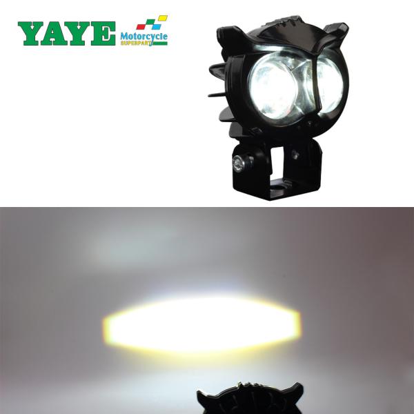 Quality 30000H Lifespan Motorcycle LED Headlights with 12-80V Voltage and Two-color Fog for sale