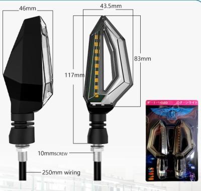 China Universal Bike LED Indicator Blinker Signal Turn Assy System 12V Lighting Lamp Light for sale