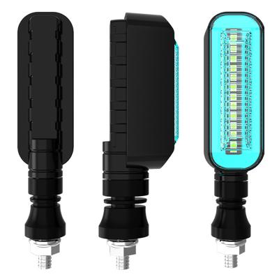 China Motorcycle LED Indicator Turn Signals Light with Blue Light Color and ABC PC Material for sale