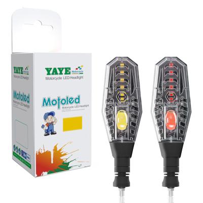 China AC DC 8V-80V 6500k Projector Lens Laser Dynamic Motorcycle Turn Indicator for sale