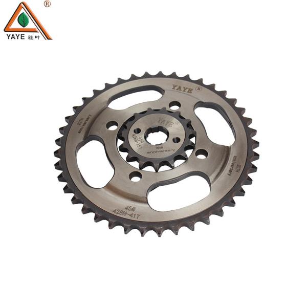 Quality Gn125 Motorcycle Sprocket Set 42t-15t 428h-116l Motorcycle Chain Sprocket for sale