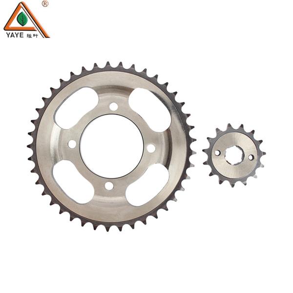 Quality Gn125 Motorcycle Sprocket Set 42t-15t 428h-116l Motorcycle Chain Sprocket for sale