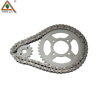 China HJ125 CM125 WY125 Motorrad-Sprocket und Ketten-Kit BAJAJ CGL Repuestos-Kits Sets zu verkaufen
