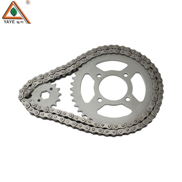 Quality HJ125 CM125 WY125 Motorcycle Sprocket And Chain Kit BAJAJ CGL Repuestos Kits for sale