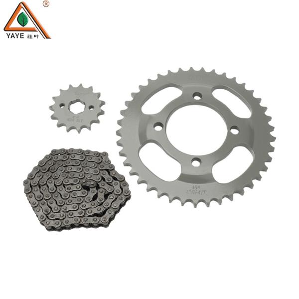 Quality HJ125 CM125 WY125 Motorcycle Sprocket And Chain Kit BAJAJ CGL Repuestos Kits Sets for sale
