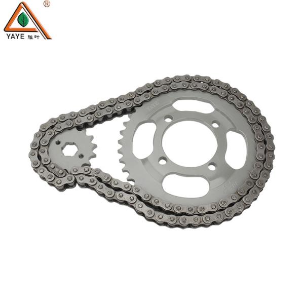 Quality HJ125 CM125 WY125 Motorcycle Sprocket And Chain Kit BAJAJ CGL Repuestos Kits for sale
