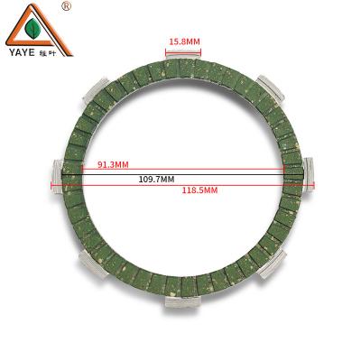 China Zwart Bruin CG125 koppelingsplaten Moto Spare Parts Fiber Motorcycle Koppelingsplaten Te koop