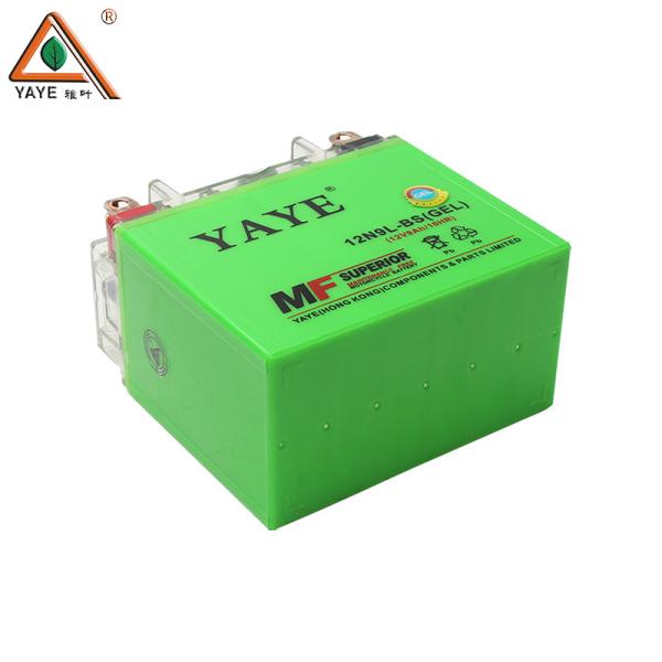 Quality IPX68 Waterproof 12V 9AH Motorcycle Battery Dry Starting Lighting 300 Times for sale
