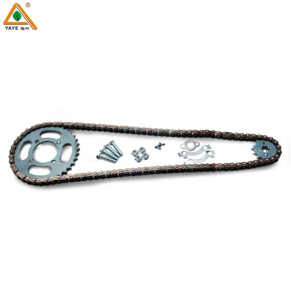 Quality Factory custom steel YAYE 428H-100L chain sprocket set for DY100 CD110 for sale