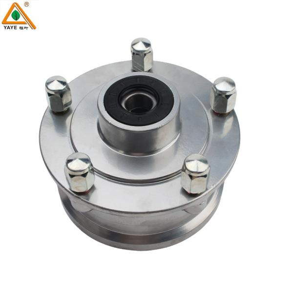 Quality Motorcycle accessories wheel hub three wheel motorcycle front wheel 5 hole Ring interchanger 6304 brake pan for sale