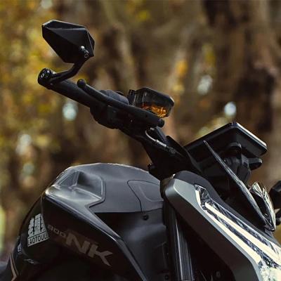 Cina Specchietto retrovisore con maniglia a forma di diamante adatto per manubri da 22 mm, accessori universali per moto in vendita