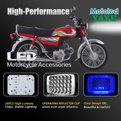 Cina CD70 CG125 Faro a LED per motocicletta con DRL e segnale di svolta in vendita