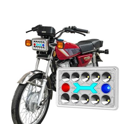 Cina Faro LED CG125 DC12V Bianco Anabbagliante/Abbagliante con DRL Rosso Blu in vendita