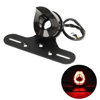 China Universal 12V LED Tail Light with Red/Smoke Lens and 1 Year Warranty for Motorcycles for sale