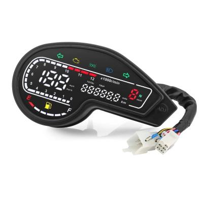 China Motorcycle LCD Modified Meter for ZS150 GY Motocross Digital Speedometer  LCD Modified Meter for sale