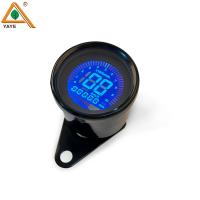 China Motorcycle Meter Speedometer LED Digital Indicator Light Speed Digital Meter  7 Color Lighting Changes Universal for sale