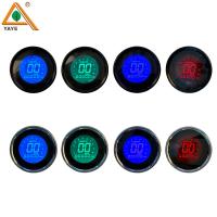 China Motorcycle Meter Speedometer LED Digital Indicator Light Speed Digital Meter  7 Color Lighting Changes Universal for sale