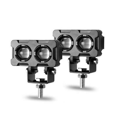 China YAYE Motorcycle Lighting System Led Work Fog Lamp Spot Beam 30W Dual Color Motorcycle Headlight Fog Light Moto Accessories for sale