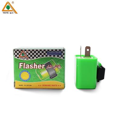China No Sound 2 Pin Universal Turn Signal 12V Numerical Control Motorcycle Flasher for sale