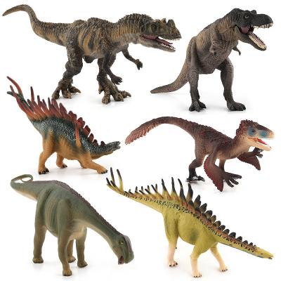 Cina Figura di dinosauro giurassico con T Rex Velociraptor Triceratops Stegosaurus Dimetrodon in vendita