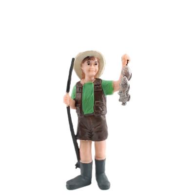 Cina Figure di agricoltori Persone al lavoro Modello giocattolo Fingere professionisti Figure Carriera Figure Giocattoli per ragazzi Ragazze Bambini in vendita