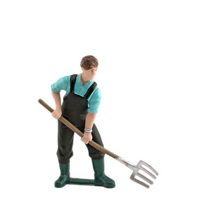 Chine Figure de laboureur Les gens au travail Modèle jouet Faire semblant de professionnels Figures Jouets pour filles à vendre