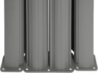 China Double Retractable Patio Side Screen Awning with Manual Operation Polyester Material for sale