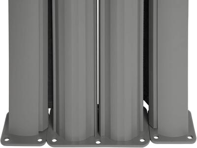 China Double Retractable Patio Side Screen Awning with Manual Operation Polyester Material for sale