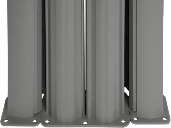 Quality Double Retractable Patio Side Screen Awning with Manual Operation Polyester for sale