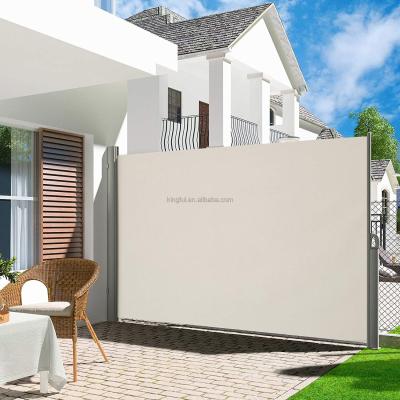 China Extendable Side Awning for Terrace and Garden Sun Shade Privacy Screen 100% Polyester for sale