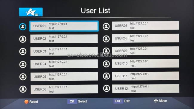 Xtream multi-account support
