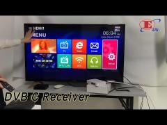 Receptor HD DVB C de 8 MB flash sem programação