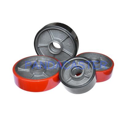 Cina Ruote a 8 pollici del poliuretano di Jack Wheels 200*50mm del pallet del ghisa in vendita