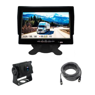 Cina Heavy Duty Vehicle Truck Backup Reverse Camera Semi 24 Volt Camera System Reverse Camera Trailers 7 Inch LCD Monitor in vendita