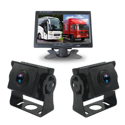 Cina 2 Dual AHD Camera Front And Rear View Camera System For Truck 24V PZ612-2AHD in vendita