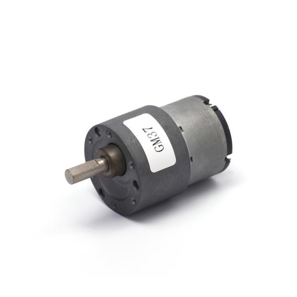 Quality ROHS LINO Round Shape DC Geared Motor 190g GM37 For Label Printers Auto Shutter for sale