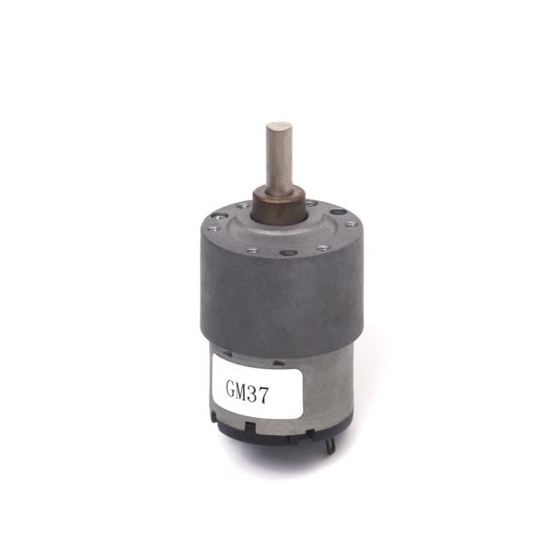 Quality ROHS LINO Round Shape DC Geared Motor 190g GM37 For Label Printers Auto Shutter for sale