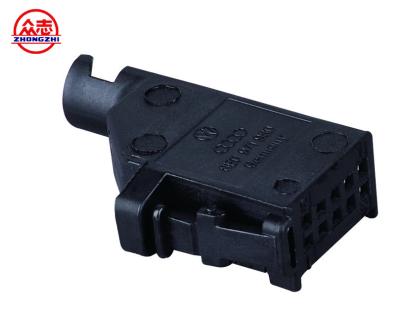 China Conectores automotivos do fio do Pin do preto 10 com o conector bonde das peças de automóvel do grampo à venda