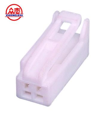 China Branco fêmea automotivo de dois conectores bondes do carro dos conectores do fio do Pin à venda