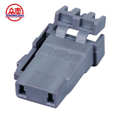 China Cor automotivo do cinza de dois conectores de cabo bonde do carro dos conectores do fio dos pinos à venda