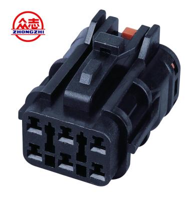 China Conectores automotivos impermeáveis fêmeas do fio da cor preta 6 pinos com fechamento à venda