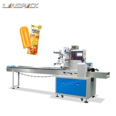 Cina Landpack Automatic ice cream popsicle packing machine ice lolly pillow packing machine in vendita