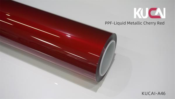 Quality Luquid Mrtallic Cherry Red Self Healing PPF Film Wholesale TPU Color PPF for sale