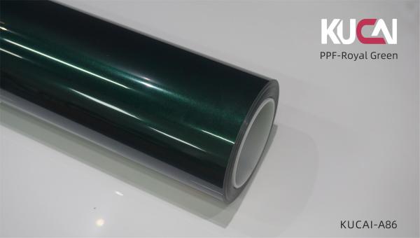 Quality Royal Green TPU PPF Protection Film 5ftx49ft Aging Resistance Car Paint Protection Film for sale