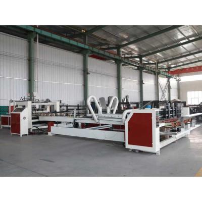 China Automatic Box Folder Gluer Machine Corrugated Carton Packing Machine for sale