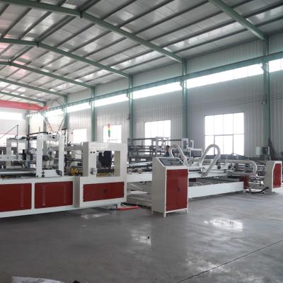 China Automatic Box Folder Gluer Machine Corrugated Carton Packing Machine for sale
